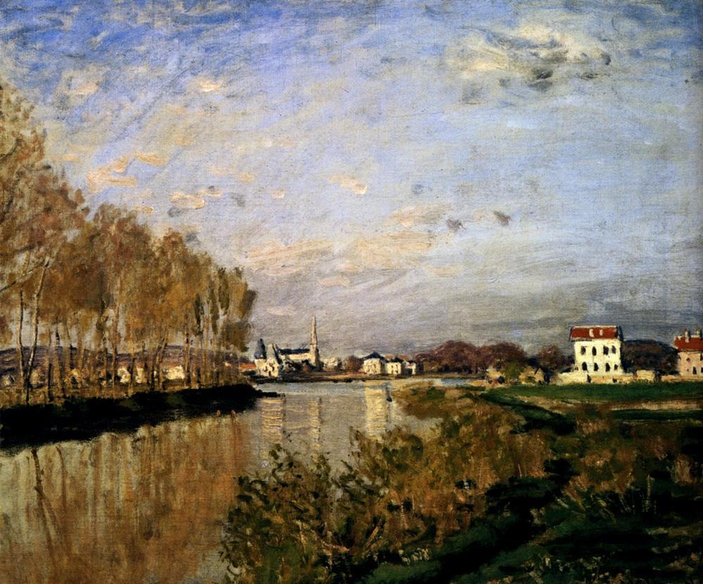 Claude Monet The Seine At Argenteuil painting | framed paintings for sale