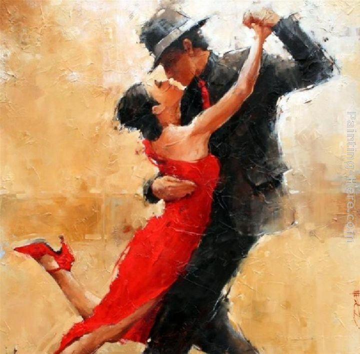 2011 Tango dance painting | framed paintings for sale