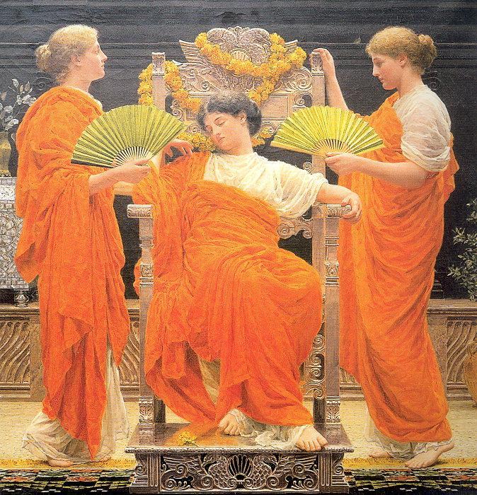 Albert Moore A Musician painting | framed paintings for sale