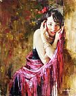Andrew Atroshenko Ballerina painting | framed paintings for sale