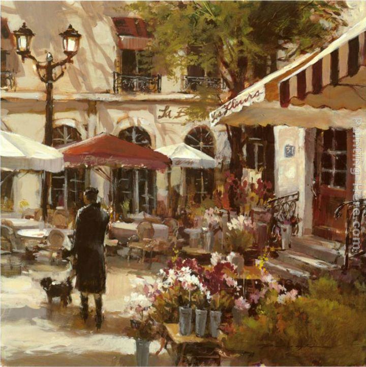 Brent Heighton Floral Promenade painting | framed paintings for sale