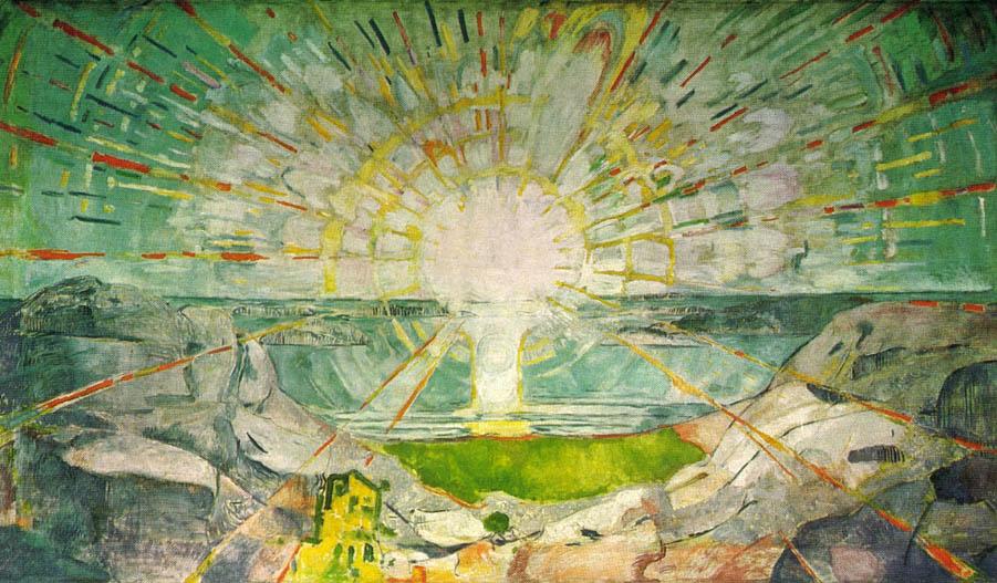 Edvard Munch The Sun painting | framed paintings for sale