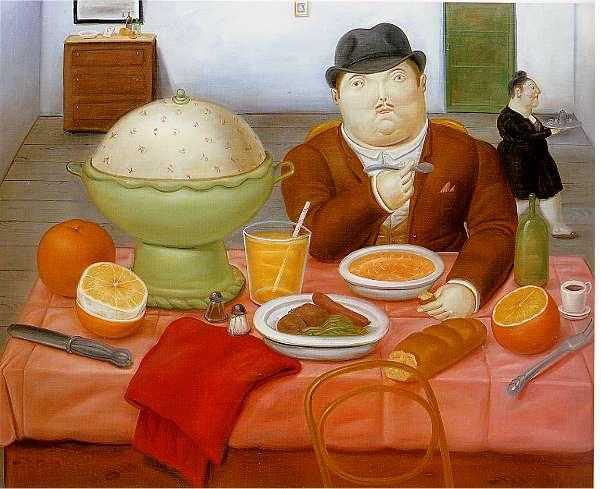 Fernando Botero The Supper 1987 painting | framed paintings for sale