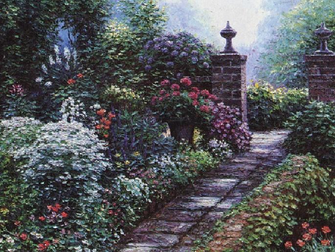 Henry Peeters Fairfax Gardens painting | framed paintings for sale