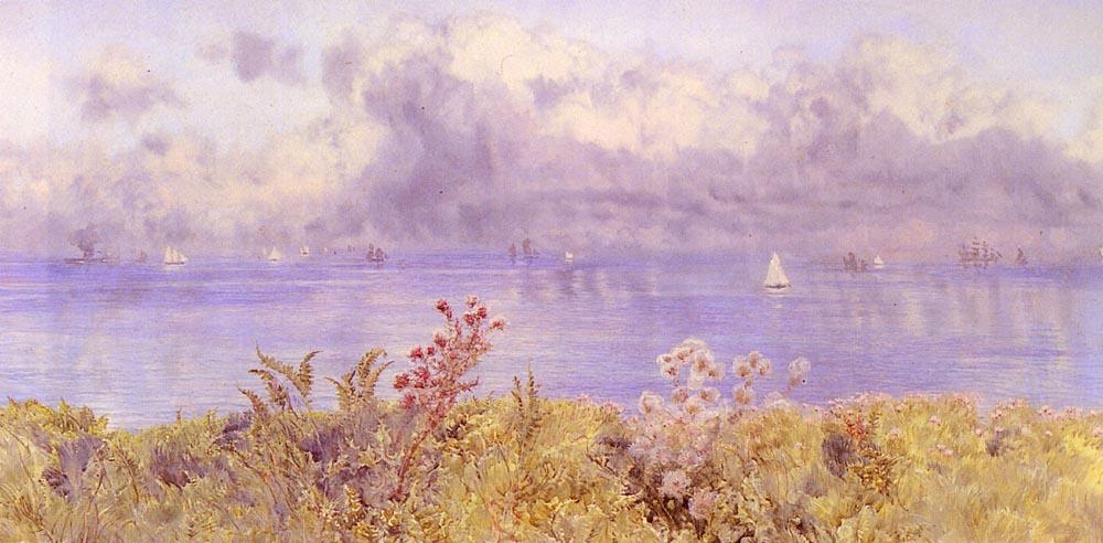 John Brett Bristol Channel From The Welsh Coast painting | framed ...