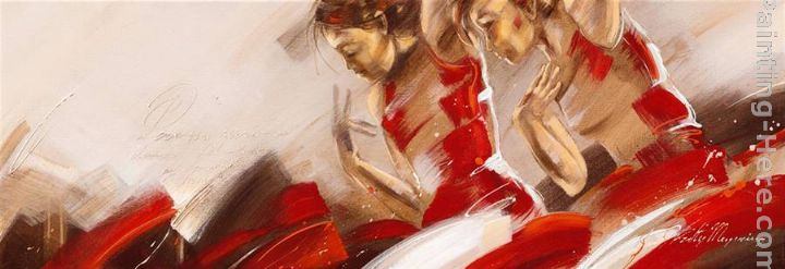 Kitty Meijering Spirit of Dance II painting | framed paintings for sale