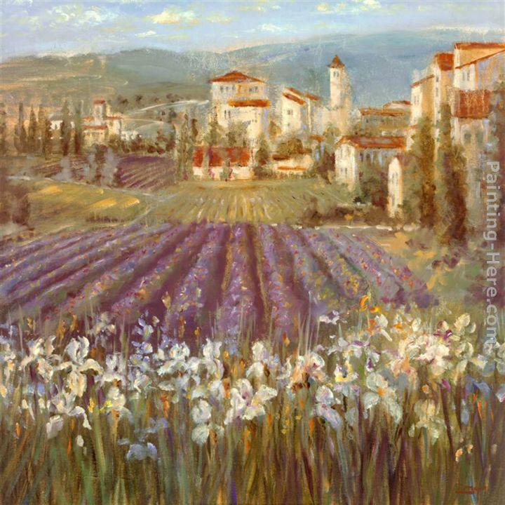Michael Longo Provencal Village painting | framed paintings for sale