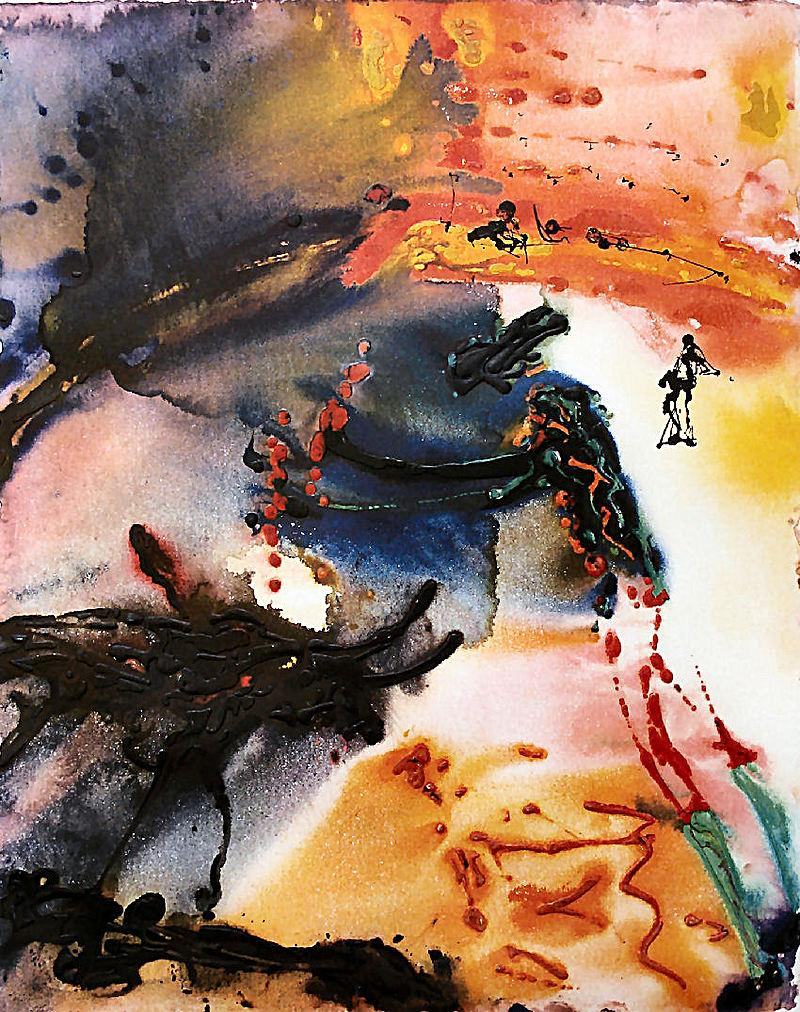 Salvador Dali Tauromachie 2 painting | framed paintings for sale