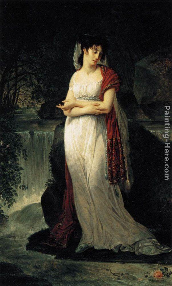 Antoine Jean Gros Sappho at Leucate painting | framed paintings for sale