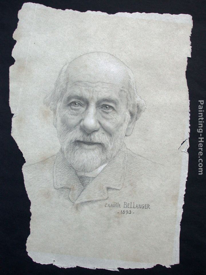 Camille Felix Bellanger Old Man painting | framed paintings for sale