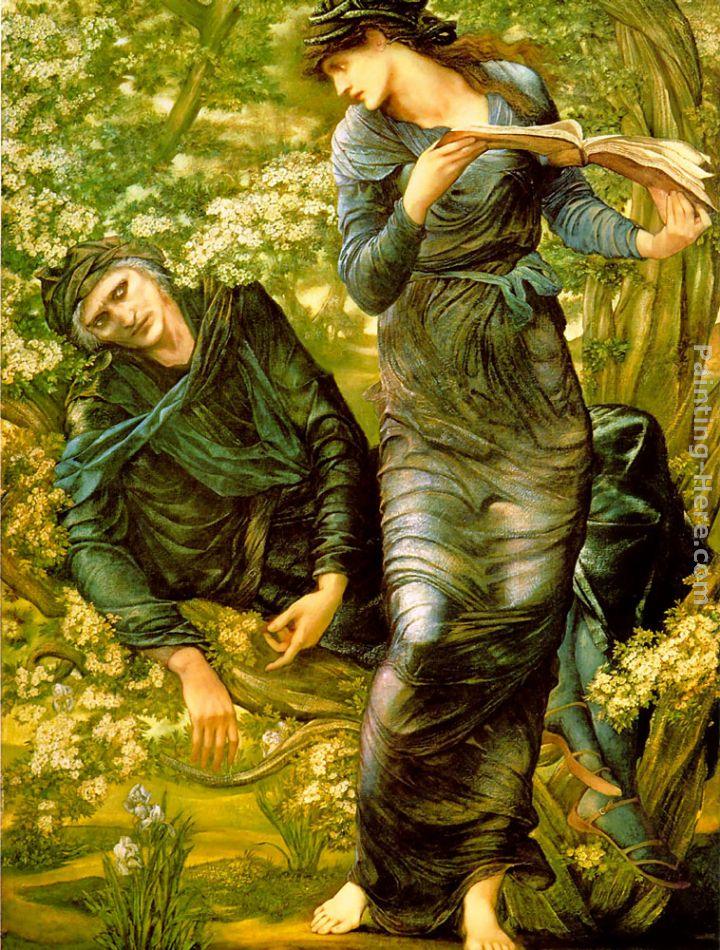 Edward Burne-Jones The Beguiling of Merlin painting | framed paintings ...