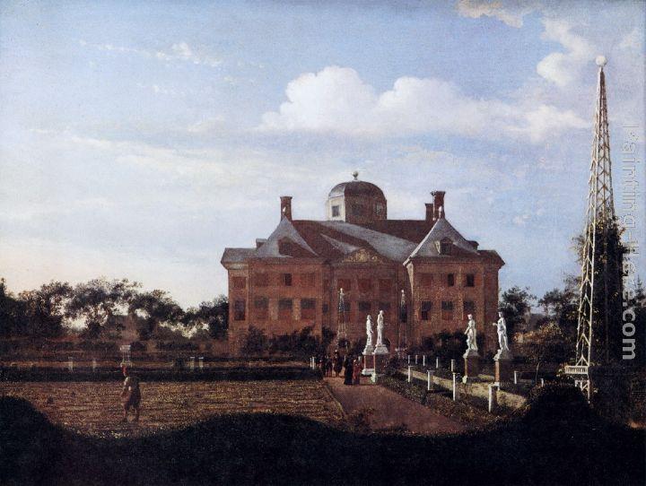 Jan van der Heyden The Huis ten Bosch at The Hague painting | framed ...