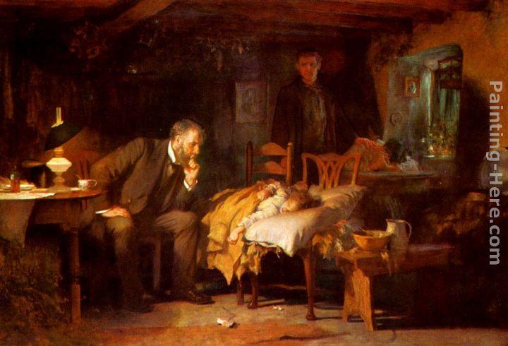 Luke Fildes The Doctor painting | framed paintings for sale