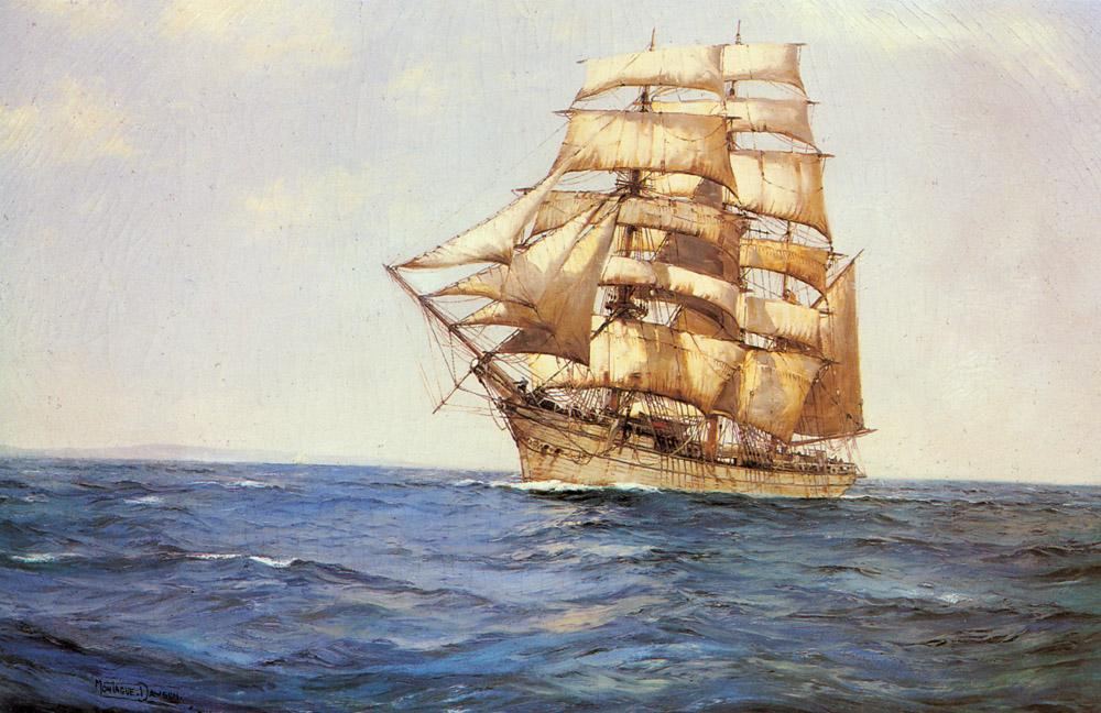 Montague Dawson The Old White Barque painting | framed paintings for sale
