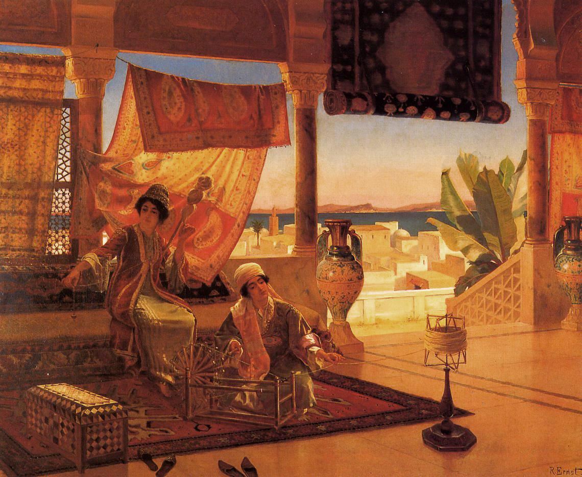 Rudolf Ernst The Terrace painting | framed paintings for sale